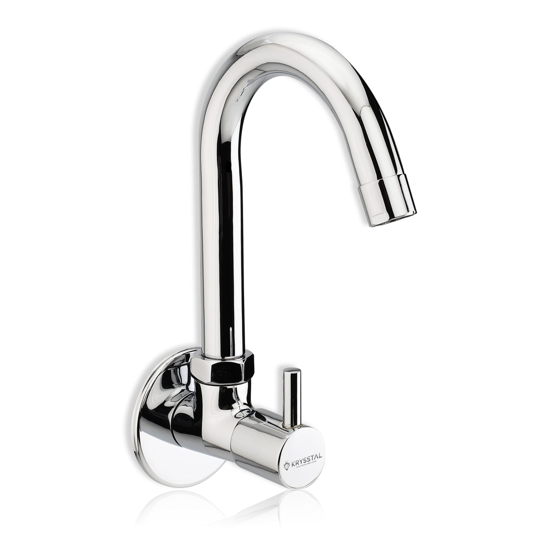 Wall-Mount Kitchen Sink Taps with Swivel Spout – Durable & Stylish ...